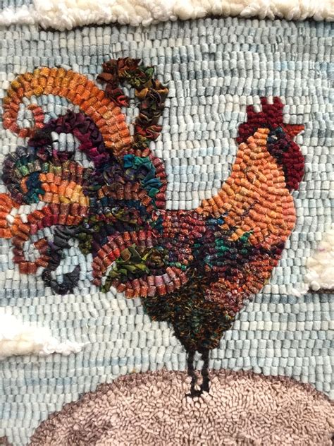 Rooster Cockburn Rug Hooking Pattern Etsy Artofit