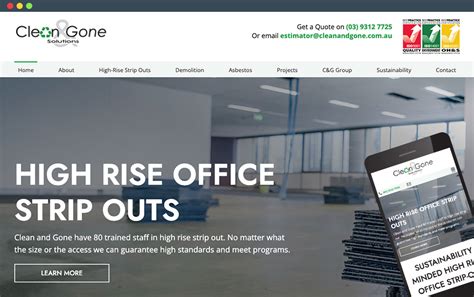 Clean And Gone In Our Content Management System Portfolio