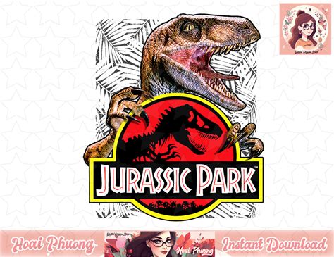 Jurassic Park Raptor Around Classic Logo Png Instant Downlo Inspire