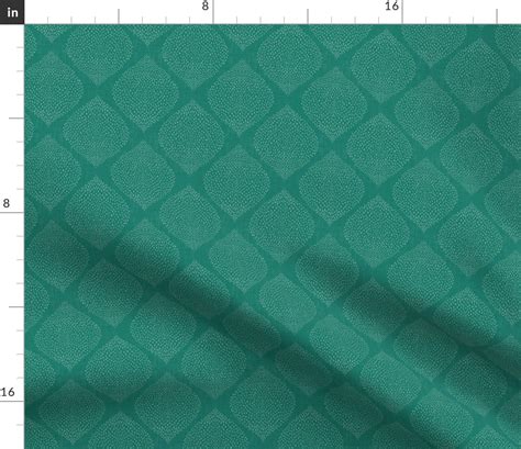 Small Minimalist Ogee Custom Color Fabric Spoonflower