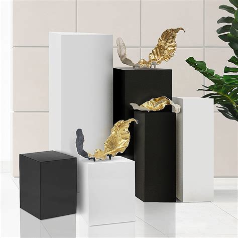 Wood Display Column Pedestal Galore Home