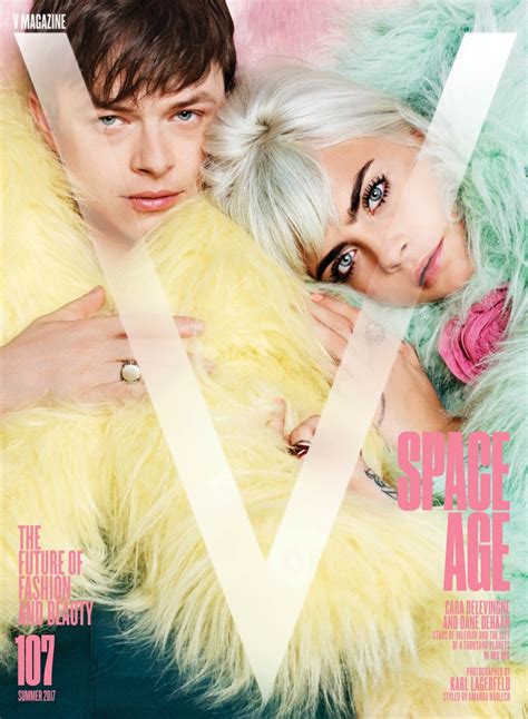Cara Delevingne And ‘valerian Co Star Dane Dehaan Go Sci Fi Chic For V Magazine Fashion Gone Rogue