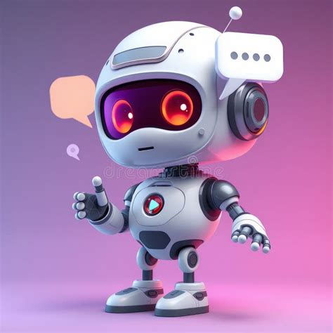 3d Render Of Chatgpt A Charming Robot That Responds To Queries Stock 3d Render Of Chatgpt A Charming Robot That Responds To Queries Stock