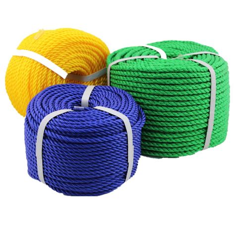 1 2 3 4 Strands Pp Pe Twisted Rope Polypropylene Split Film Rope