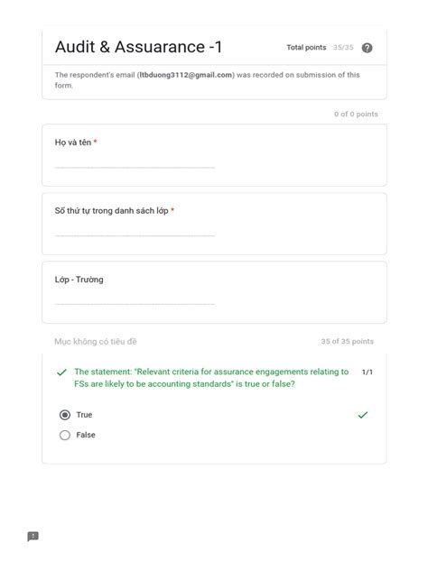 Audit And Assuarance 1 Pdf