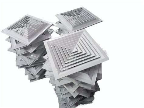 Powder Coated 600 Mm Hvac Square Diffuser For Industrial At ₹ 950piece In Moradabad