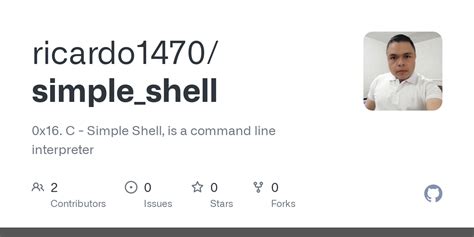 Github Ricardo1470simpleshell 0x16 C Simple Shell Is A Command