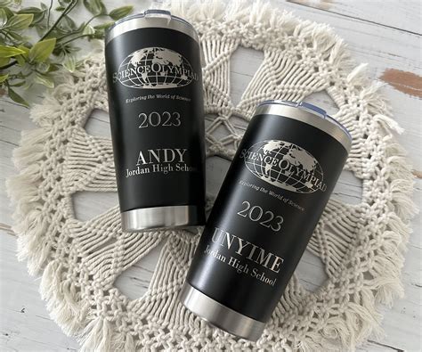 Custom Logo Tumbler Client Ts Engraved Logo Tumblers Insulated