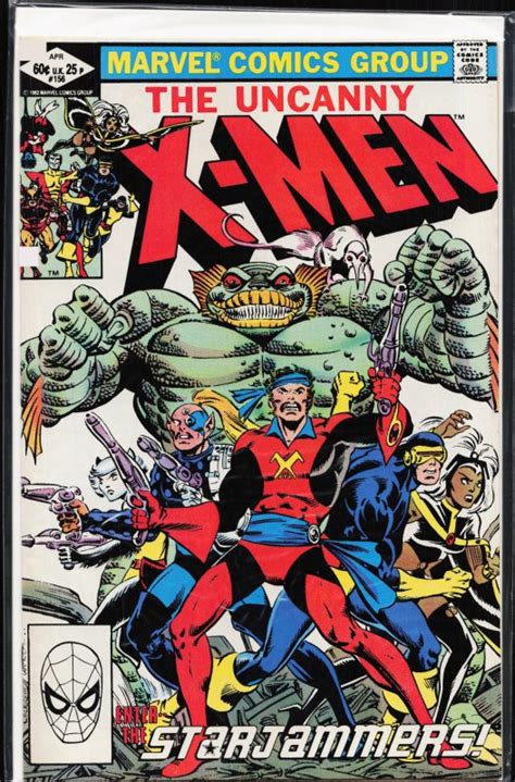 The Uncanny X Men 156 1982 X Men Comic Books Bronze Age Marvel