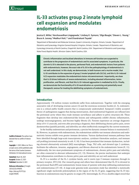 Pdf Interleukin 33 Activates Group 2 Innate Lymphoid Cell Expansion