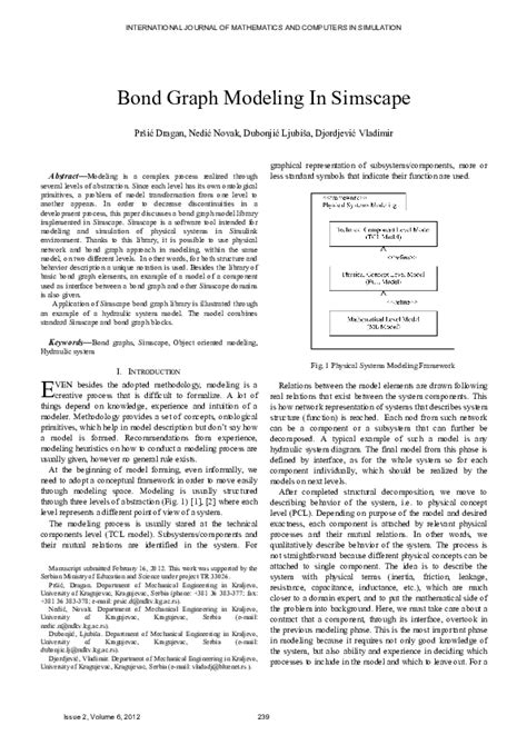 pdf bond graph modeling in simscape