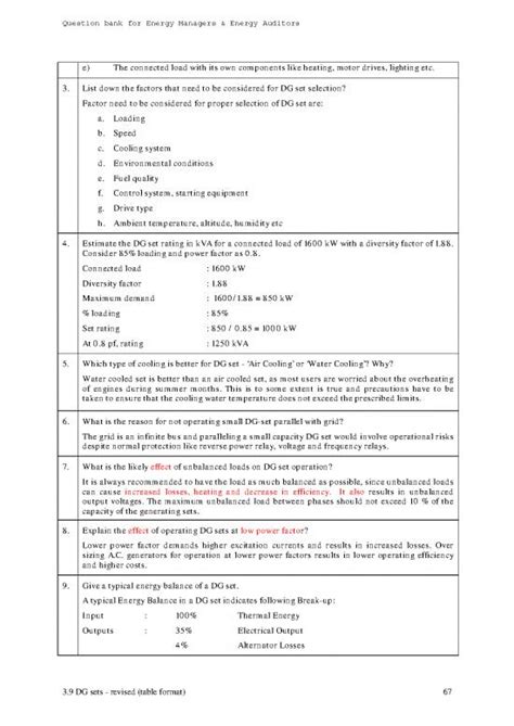 Diesel Pdf 106679 9 Dg Sets Revised Table Format