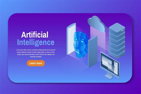 Artificial Intelligence Isometric Vector Illustration 11235325 Vector
