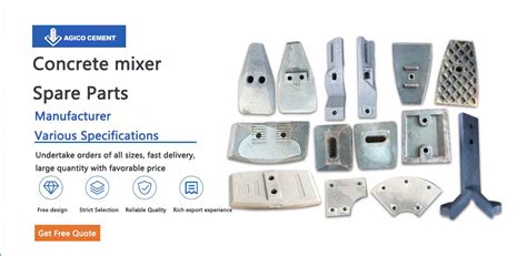 Parts For Concrete Mixer Concrete Batch Plant