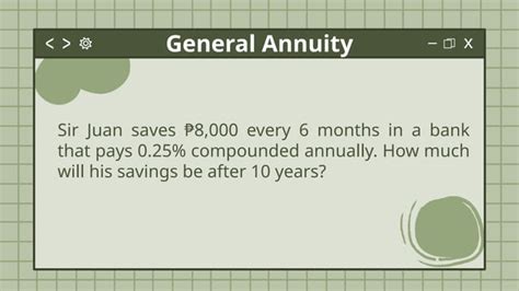 Unit2 Lesson3 Simple Annuitygeneral Mathpptx