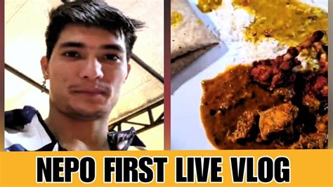 Nepo First Live Vlog Nepo India Best Dancer 4 Vlog Youtube