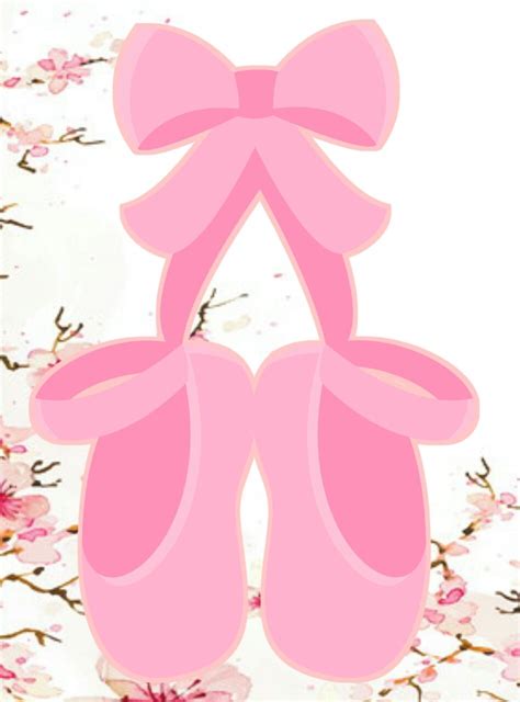 Pink Ballet Shoes And Flowers Ballet Shoes Printable Pink Ballet