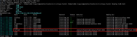 Dashboard集群信息页面显示异常问题 Tidb 的问答社区