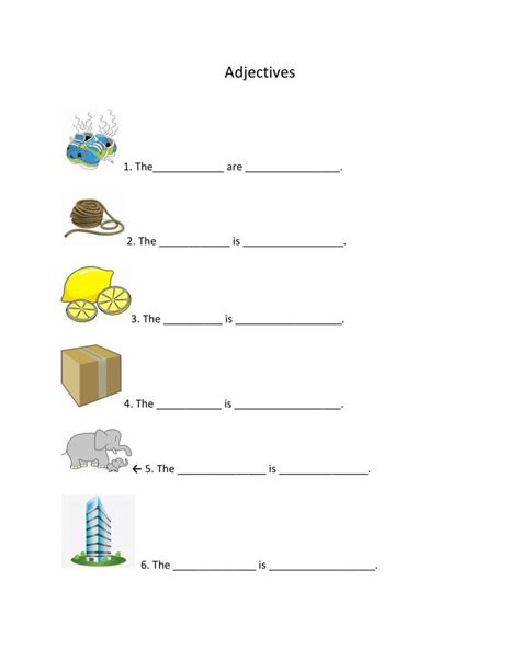 The Sample Notes Guide You The Usage Of Adjectives Notes