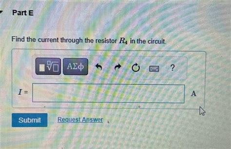 Solved Find The Current Through The Battery In The Circuit