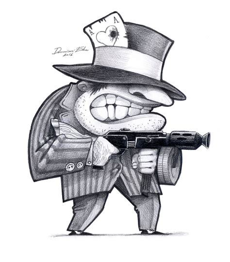 Gangster Drawing
