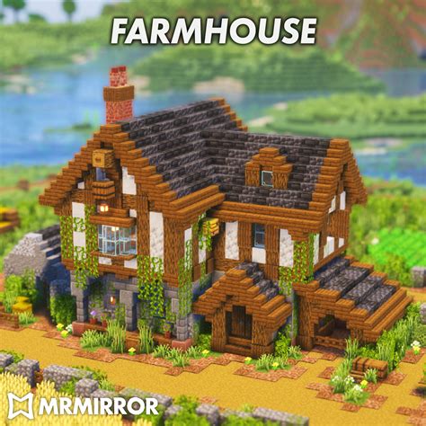 Minecraft Farmhouse Design Farmhouse Design Minecraft Minecraft