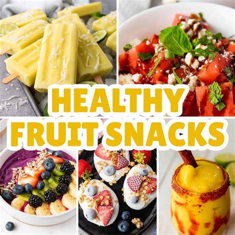 Healthy Fruit Snacks Party Time Snacks