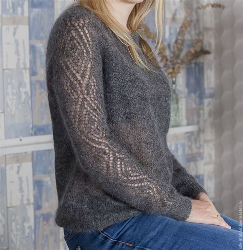 Тонкий свитер кид-мохер и шелк в интернет-магазине на Ярмарке Мастеров ...