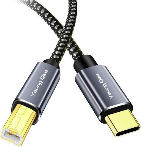 Usb C Printer Cable 20 Ft Usb Type C To Usb 20 Type B Printer Scanner