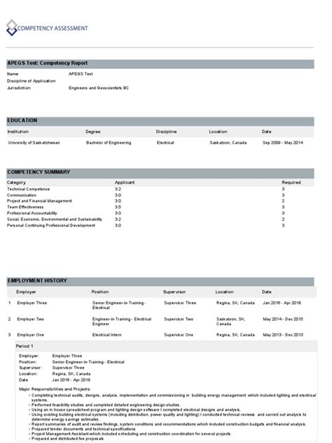 00 Competencyreport Sample Apegs Applicant Jun6 2018 General View Pdf