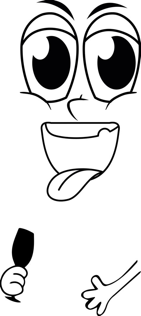 Pegatina Para Nevera Vinilo Cara Con Copa