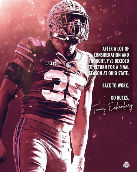 Tommy Eichenberg To Stay At Ohio State 🙌 R Ohiostatefootball