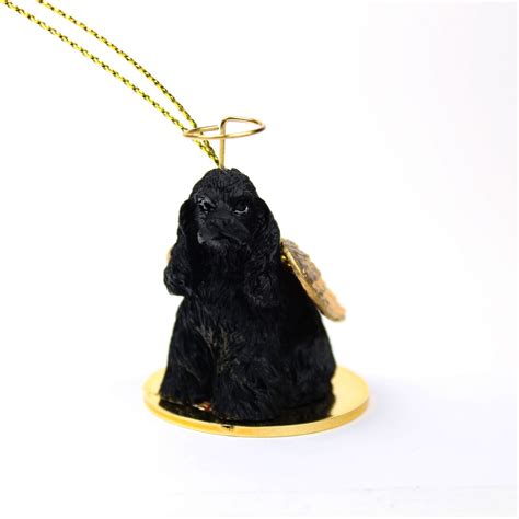 Cocker Spaniel Black Collectable Hanging Christmas Ornaments Etsy