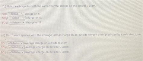 Solved Draw All Possible Resonance Structures For So2 So3