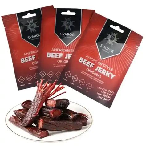 Custom Beef Jerky Packaging Bags Oxo Packaging