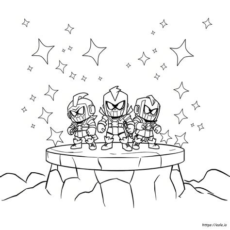 Brawl Stars Coloring Pages Surge