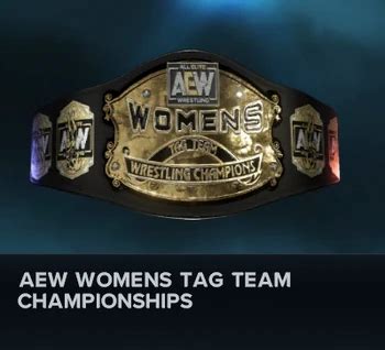 Aew Women Tag Team Championship Wrestlingworld Wiki Fandom