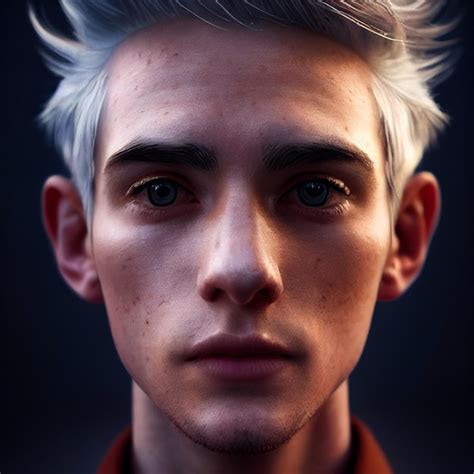 Premium Photo Handsome Young Boy Portrait