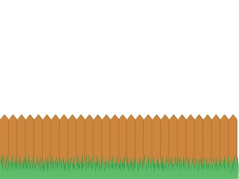 Wooden Fence Grass 58806520 Vector Art At Vecteezy