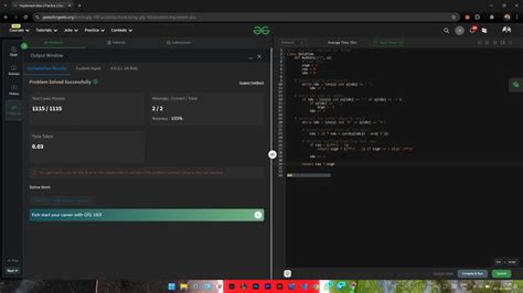 Saptarshi Ghosh On Linkedin Gfg160 Geekstreak2024 Dsachallenge Geeksforgeeks Dailycoding