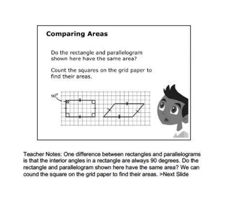 Grade 4 Math Area Of Rectanglesandparallelograms Concept Instructional Video