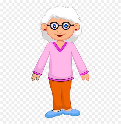 Grandmother Clipart A Beautiful Grandmother Royalty Free Vector Image