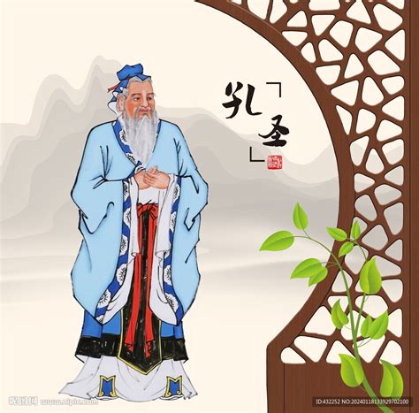 孔子画像孔子像设计图传统文化文化艺术设计图库昵图网