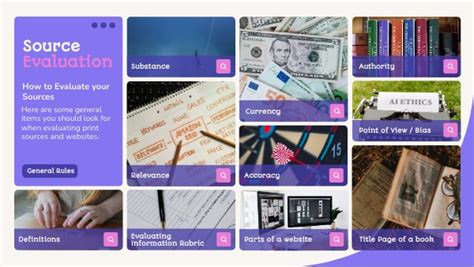Source Evaluation How To Guide