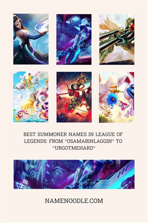 Best Summoner Names In League Of Legends From “osamabinlaggin” To