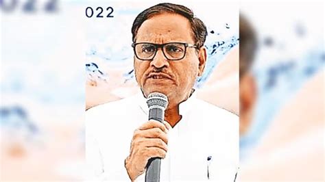 Former Rajasthan Minister Mahesh Joshi Of Congress Arrested In ‘jal