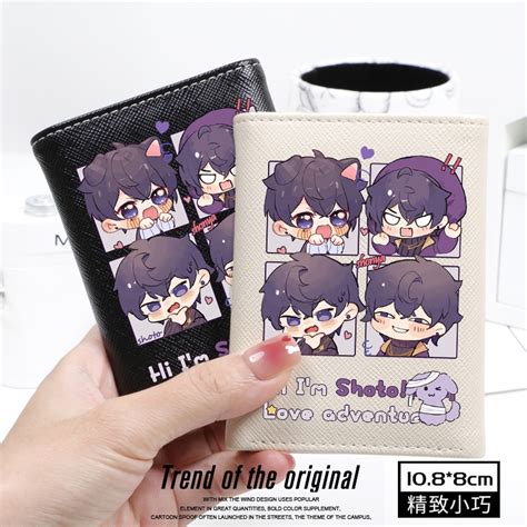 Shoto周邊同人 Vtuber修勾表情包 可愛卡通二次元 小巧錢包卡包 27d 蝦皮購物