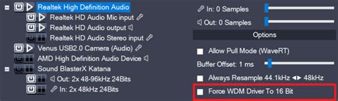 Force Wdm Driver To 16 Bit Asio4all Official Home