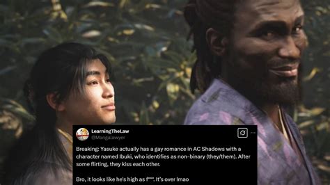 Assassins Creed Shadows Non Binary Love Interest Controversy Know Your Meme