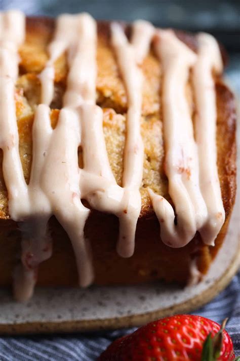 Strawberry Bread With Glaze